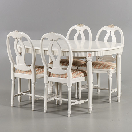 MATGRUPP "Svenska Modellen" Gustaviansk stil, 1900-talets andra hälft ...