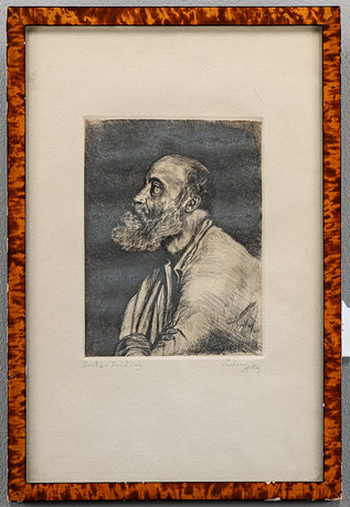 ANDERS HELLER etsning, signerad. Konst - Grafik - Auctionet