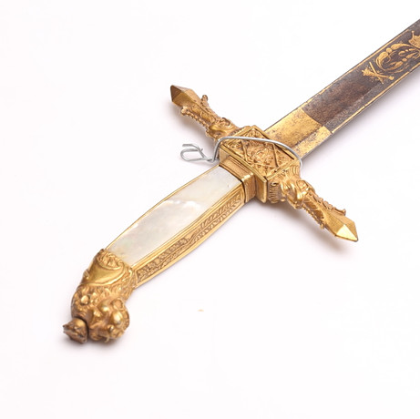 DRÄKTVÄRJA/ÄMBETSMANNAVÄRJA, 1800-tal, Sverige, signerad Norberg ...