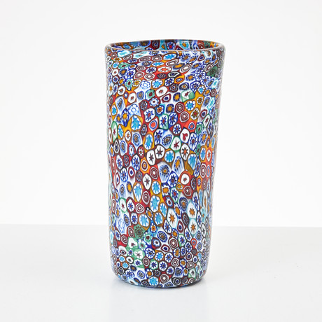 MURANO MANIA, eine Vase, Italien, Ende des 20. Jahrhunderts, Millefiori ...