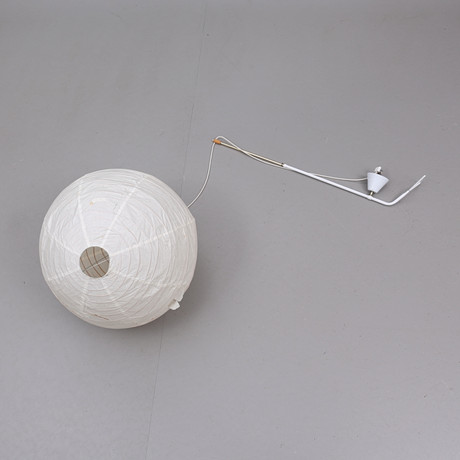 A 1960's rice paper ceiling lamp, telescopic arm. Lighting & Lamps ...