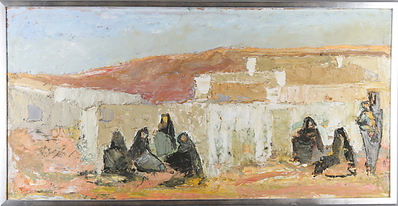 STIG ERIK THIDERMAN. Figure composition, oil on Board, signed. Art ...