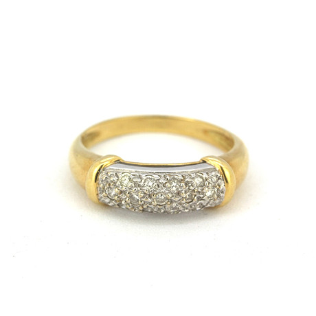 ANTIK 14 KARAT GULD DIAMANT SET RING. Smycken & Ädelstenar - Ringar ...