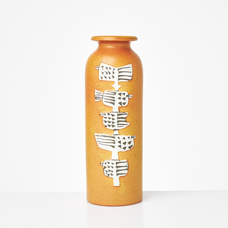 LISA LARSON. vase “Thalia”, ceramic, Gustavsberg, with label. Ceramics ...