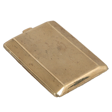 A 9 CARAT GOLD MATCH CASE. Jewellery & Gemstones - Other - Auctionet