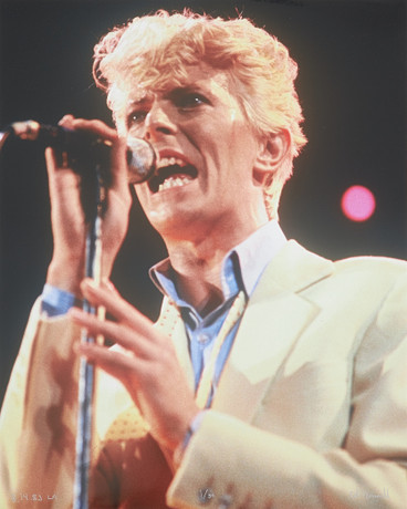 ED FINNELL (BORN 1956). David Bowie, “Serious Moon Light Tour”, Los ...