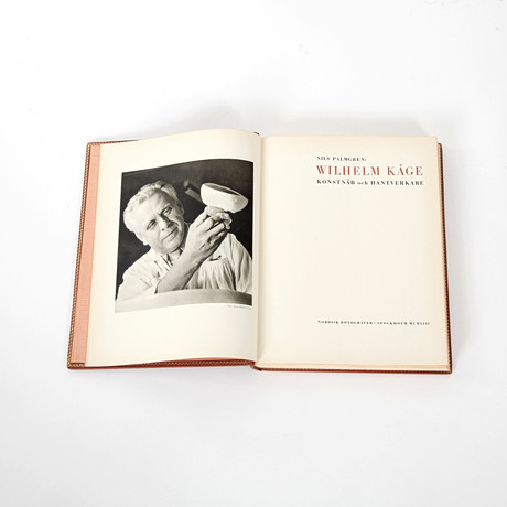 NILS PALMGREN. 1890—1955. Bibliophile edition, “Wilhelm Kåge artist and craftsman”, Nordic ...