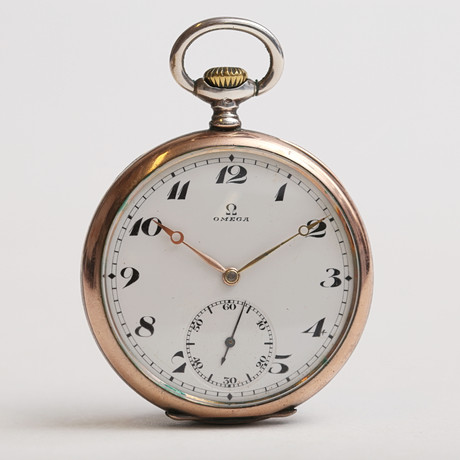 A silver Omega pocket watch, early 20th century. Clocks & Watches ...