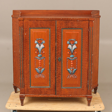 SKÄNK, allmoge, gustaviansk stil, 1800-tal. Allmoge - Möbler - Auctionet