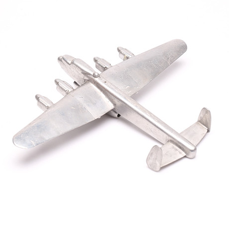 A 20th century metal Avro Lancaster aeroplane model. Weapons ...