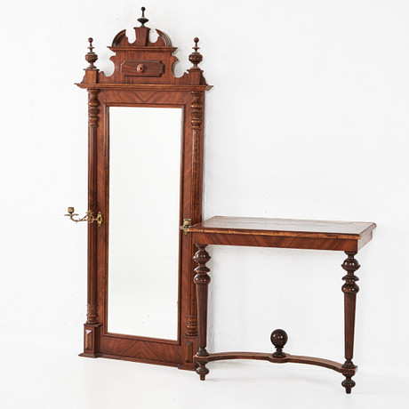 MIRROR with console table, end of 19th century, Neo-Renaissance ...