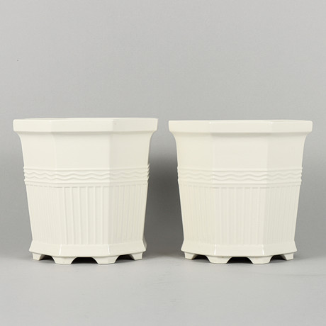 OUTER LINER pair, porcelain, Waldemarsudde. Ceramics & Porcelain ...