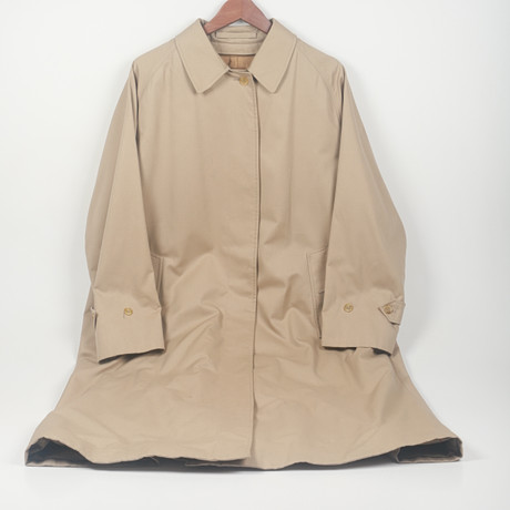 ROCK/KAPPA MED FODER, poplin/ull, Burberry, England. Vintagekläder ...