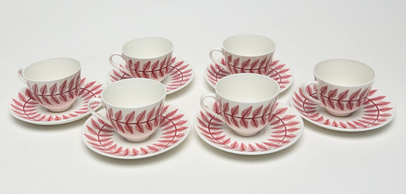 A set of 6 porcelain cups, Gustavsberg, Maxim. Ceramics & Porcelain ...