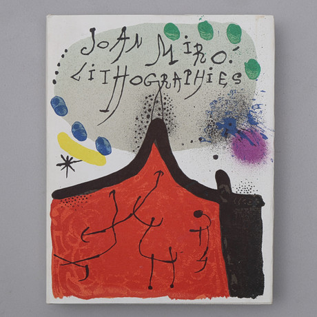 MODERNISM. SPANISH ARTIST JOAN MIRO'S LITHOGRAPHS Volume I with twelve ...