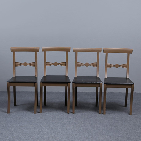 4 CHAIRS, ALMOGE, LATER HALF OF THE 19TH CENTURY. Furniture - Armchairs ...