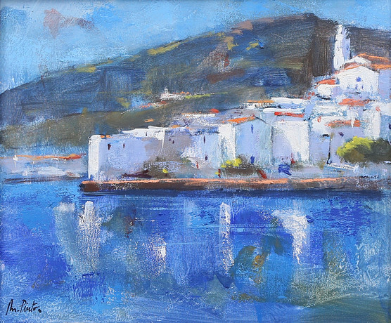 ESCUELA CATALANA DE PRINCIPIOS DEL SIGLO XX. "Cadaqués". Arte - Pintura ...