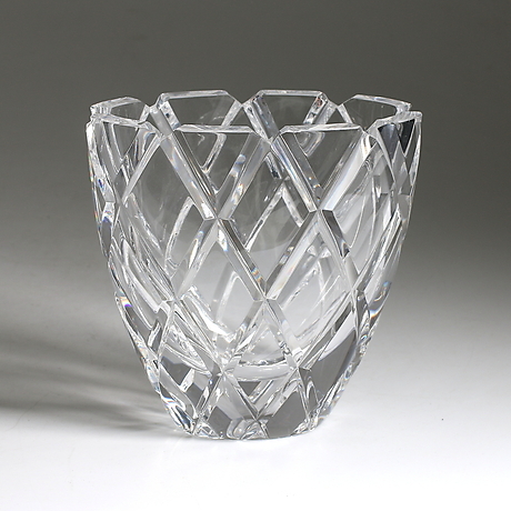 VAS, kristall, "Sofiero", Gunnar Cyrén, signerad, Orrefors. Glas ...