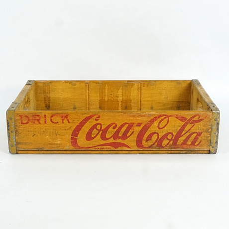 COCA-COLA BACK, trä, 1950-tal. Övrigt - Övrigt - Auctionet