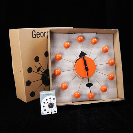 GEORGE NELSON. Wall clock, “Wallclock”, Vitra Design Museum, 21st ...