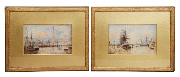 CLAUDE THOMAS STANFIELD MOORE (1853-1901), GRIMSBY NYA BRYGGA OCH ...