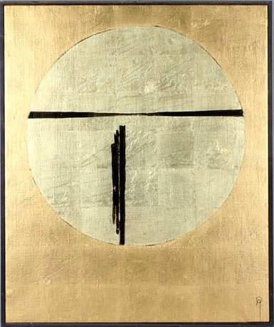 ARNE OLSSON. Composition, mixed media on canvas, monogram signed. Art ...