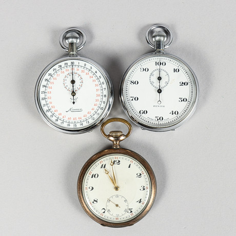 POCKET WATCHES AND STOPWATCHES. Clocks & Watches - Pocket & Stop ...