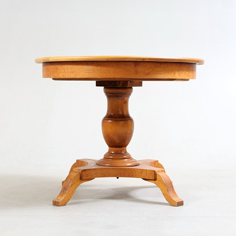 A Karl Johan-style birch coffee table, 20th century. Furniture - Tables ...