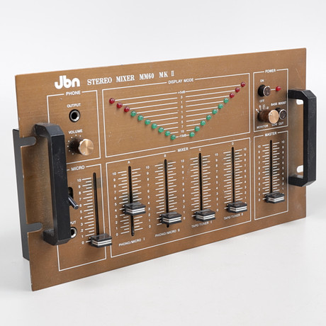 STEREOMIXER, JBN MM60, 1980-tal. Samlarföremål - Audio, Vinyl & Hi-Fi ...