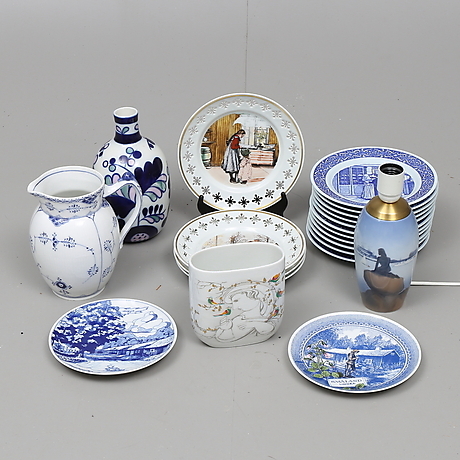 PORCELAIN, 21 pieces, Bing & Gröndahl, Rörstrand, Rosenthal, Engelholm ...