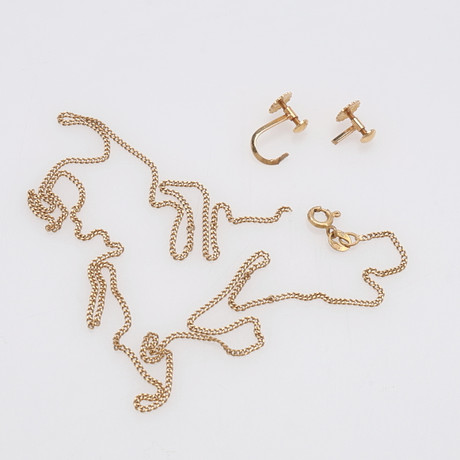 GOLD SCRAP, 3 PIECES, 18K GOLD, TOTAL WEIGHT APPROX. 3,4 GRAMS ...