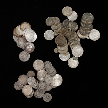COIN, silver, Sweden, total weight 1085 grams. Coins, Medals & Stamps ...