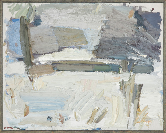 BENGT CRANTZ (1916-2000). "Bron I", olja på duk, signerad Crantz. Konst ...