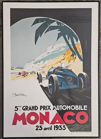 GÉORGES HAMEL/GEO HAM. “5th éme Grand Prix Automobile Monaco 23 April ...