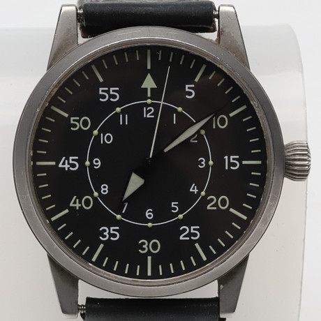 PILOT WRISTWATCH, automatic, replica of Luftwaffe FL23883 ...