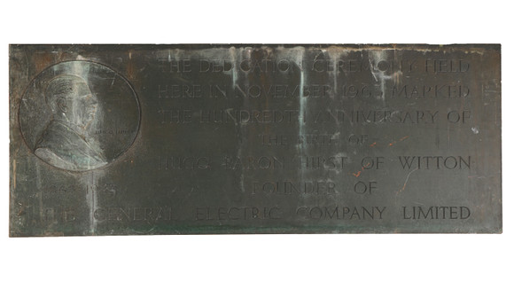 A 1960'S HEAVY BRONZED CEREMONIAL SIGN. Collectables - Advertising ...