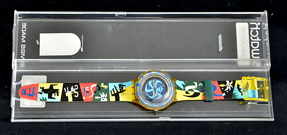 MEN'S BRACELET WATCH, Swatch, NOS, Vintage, 1980s/90s. Clocks & Watches ...