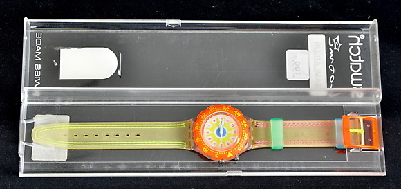 MEN'S BRACELET WATCH, Swatch, NOS, Vintage, 1980s/90s. Clocks & Watches ...