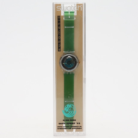SWATCH wristwatch - the mechanical Swatch, Swiss Made, 1x Earth Summit ...