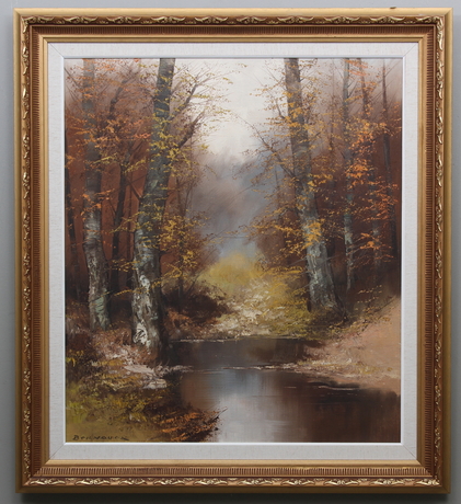 BERNAUER. Oil on canvas, signed. Art - Paintings - Auctionet