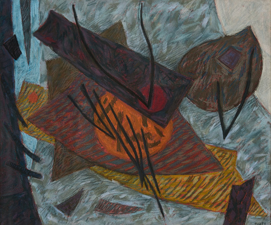 HENRI GOETZ (1909-1969). Composition, signed Goetz, pastel. Art ...