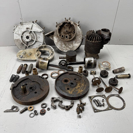 A 1920s HARLEY DAVIDSON engine parts model J, USA. Vehicles, Boats ...