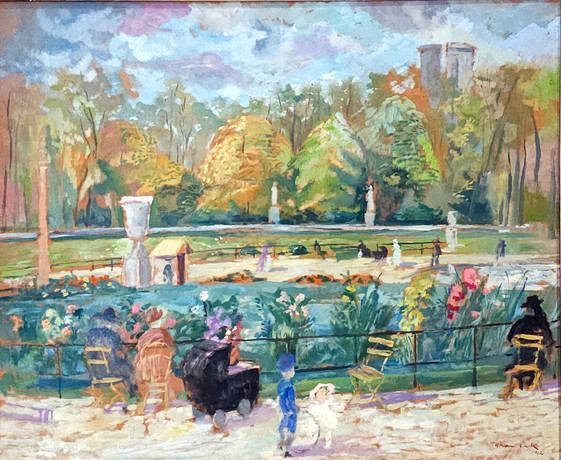 EMILI GRAU SALA. “Gardens of Paris”. Oil on boards. Art - Paintings ...