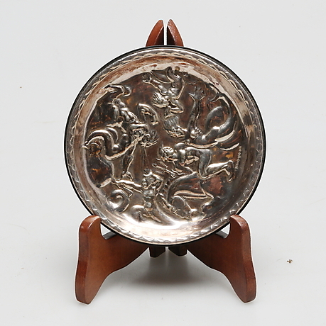 PLATE, silver, GAB, 1961, 117 grams. Silver & Metals - Silver - Auctionet