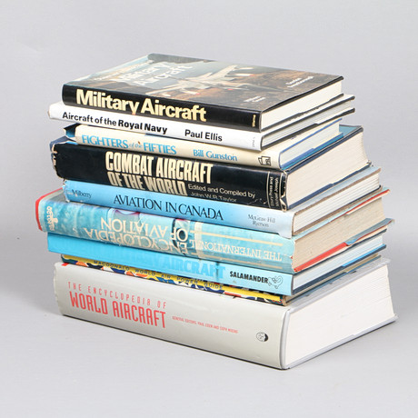 BOOKS ON MILITARY AND WORLD AIRCRAFT (9). Books, Maps & Manuscripts ...
