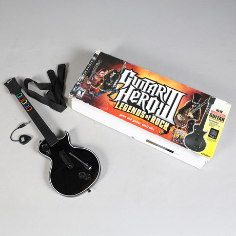 ETT PLAYSTATION 3 GUITAR HERO III SPEL OCH GITARRKONTROLL. Övrigt ...