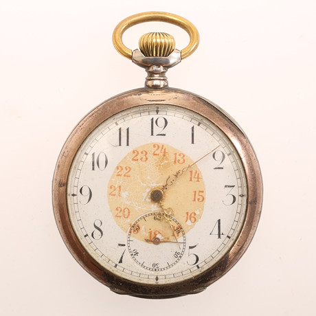 A silver pocket watch, early 20th century. Clocks & Watches - Pocket ...