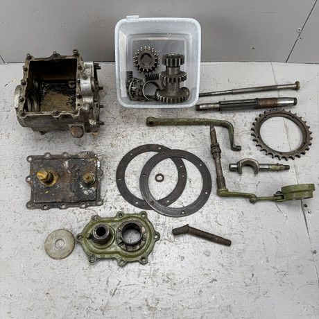A HARLEY DAVIDSON, model J gearbox parts, 1920s, USA. Vehicles, Boats ...