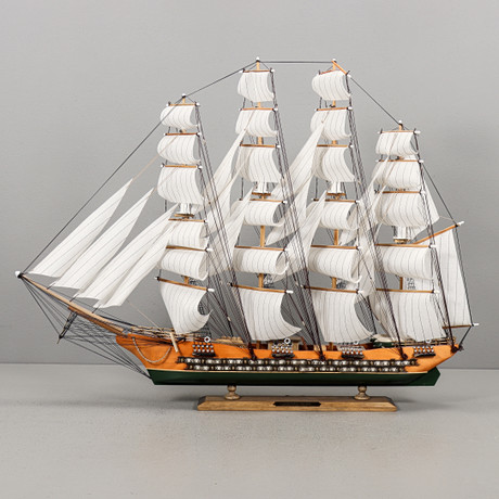 MODEL SHIP Fragata Siglo XVIII. Collectables - Technica & Nautica ...
