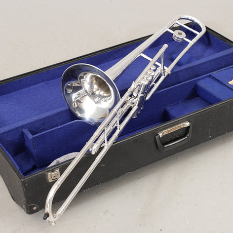 TROMBONE WITH VALVES, Antoine Courtois, Paris, 20th century ...